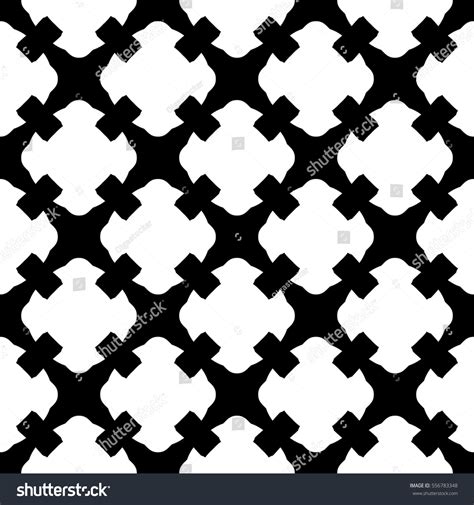 Vector Seamless Pattern Simple Black White Stock Vector Royalty Free Shutterstock