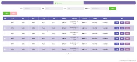 Springbootjavaphpnodepython大学生学业预警系统【计算机毕设】学生成绩预警系统 Csdn博客