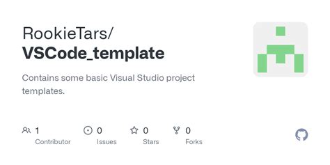 GitHub RookieTars VSCode Template Contains Some Basic Visual Studio Project Templates