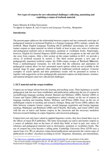 pdf new types of corpora for new educational challenges collecting