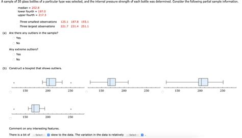 solved b ﻿construct a boxplot that shows outliersment