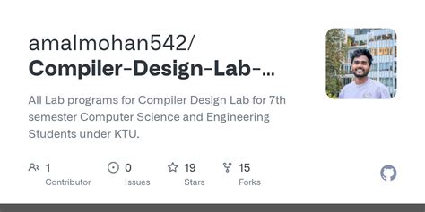 Compiler Design Lab Ktuvivaquestionsviva Questionstxt At Master · Amalmohan542compiler