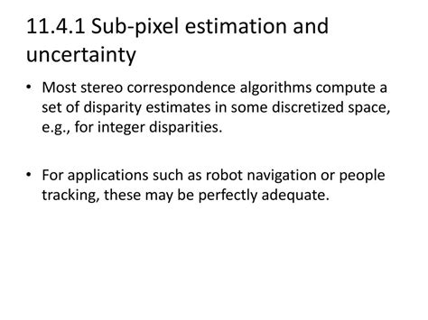 advanced computer vision chapter 11 stereo correspondence ppt download