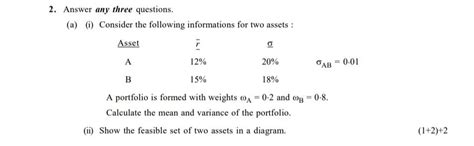 Solved 2 Answer Any Three Questions A I Consider The Chegg Com