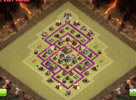 7级大本营最强防御图 图库 五毛网