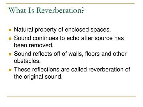 Ppt Acoustic Modeling Of Reverberation Using Smoothed Particle Hydrodynamics Powerpoint