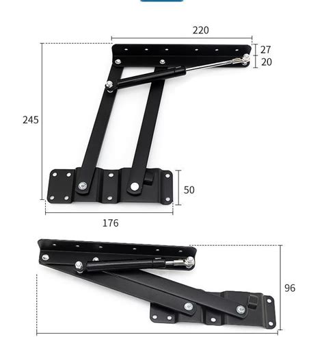 Iron Coffee Table Tabletop Folding Lifter Multifunctional Support Frame Buffer Lift Frame Height