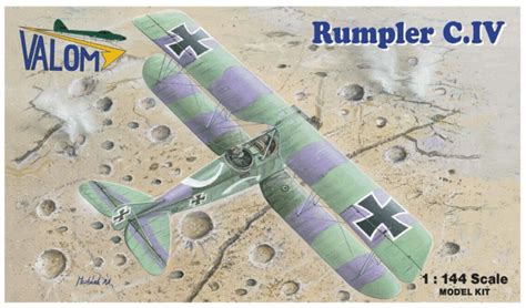 Valom Model Kit 14416 1144th Scale Rumpler C Iv Double Set