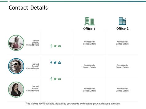 Contact Details Office Ppt Powerpoint Presentation File Professional Graphics Presentation