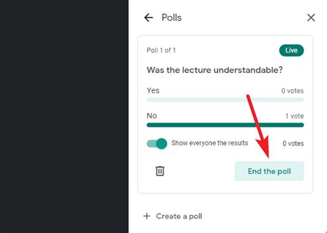 How To Create A Poll In Google Meet