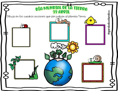 Bonito Cuadernito Para Trabajar El Día De La Tierra Orientacion Andujar