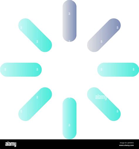 Loading Indicator Flat Gradient Color Ui Icon Stock Vector Image And Art