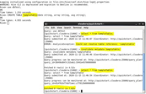 Refreshing Metadata In Impala Big Data And Sql