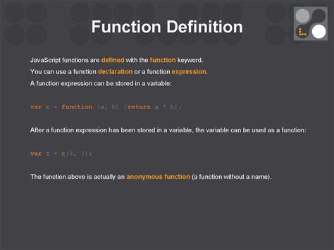 Introduction To Javascript Functions Part 3 Online Presentation