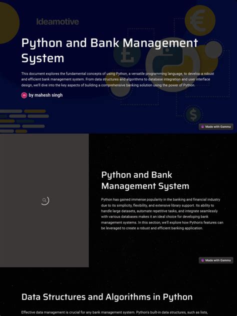Python Bank Management System Guide Pdf Databases Python