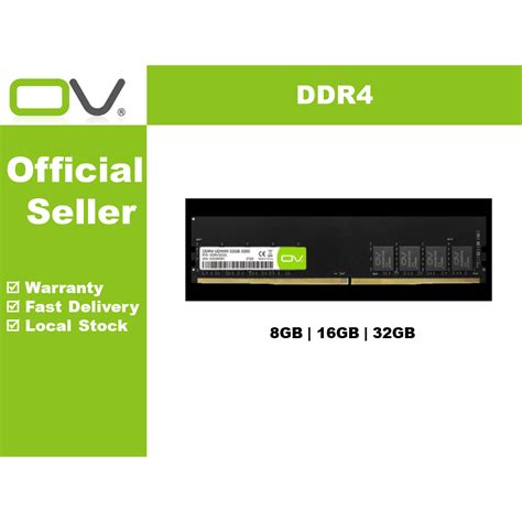SG Warranty OV DDR4 RAM 2666 3200MHZ 8GB 16GB 32GB Shopee Singapore