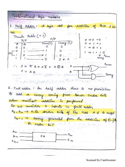 Combinational Ckts Pdf