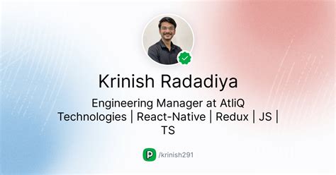 Krinish Radadiya • Peerlist Profile