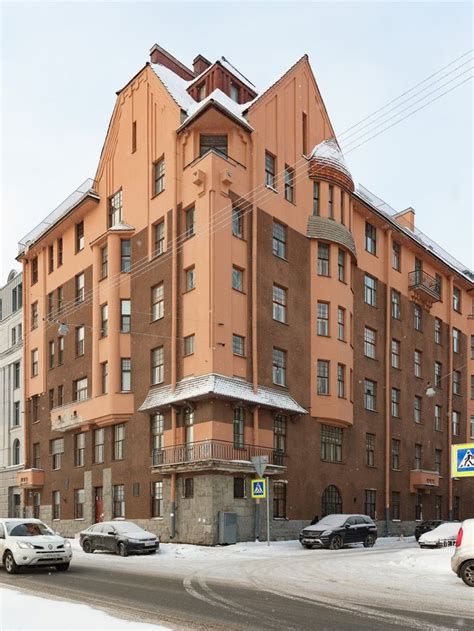 Доходный дом К И Капустина Северный модерн Климов пер 9 наб р Фонтанки 159