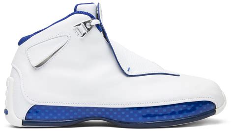 Buy Air Jordan 18 Og White Sport Royal 2003 305869 101 Goat Au