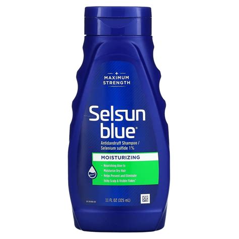DeliHerb : Selsun Blue, Шампунь против перхоти, увлажняющий, 325 мл (11 ...