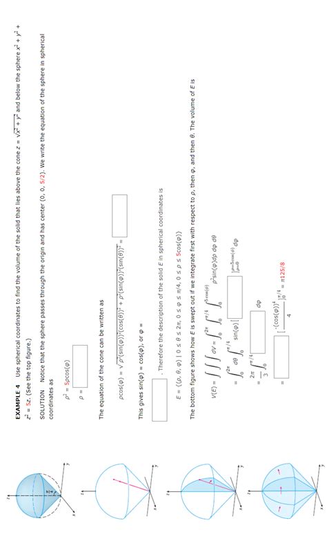 Solved EXAMPLE Use Spherical Coordinates To Find The Chegg Com