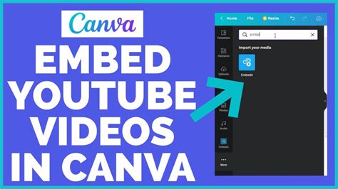 How To Insert Embed Youtube Video In Canva 2022 Youtube