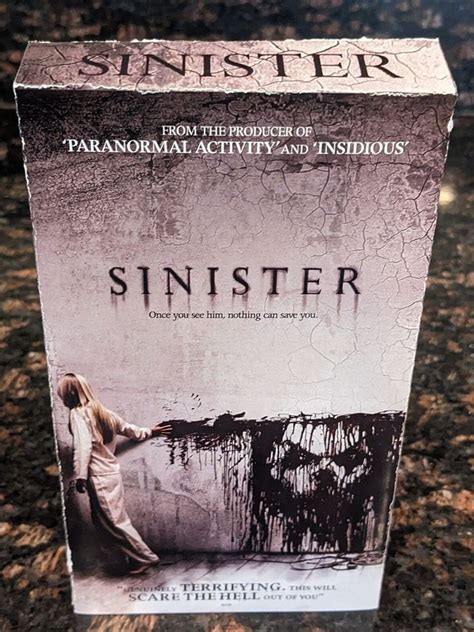 Custom Sinister 2012 Playable In Vcr Vhs Nostalgic Art Piece Case