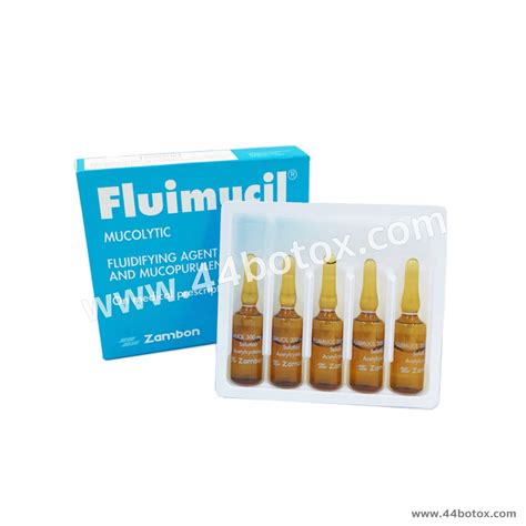 Fluimucil แบบฉีด นำเข้าจาก Italy จัดการเม็ดสีผิวแบบเอาอยู่