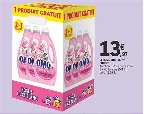 Promo Lessive Liquide Omo Chez E Leclerc Icatalogue Fr