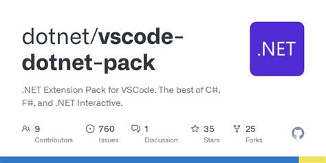 Vscode Dotnet Packextensionts At Main · Dotnetvscode Dotnet Pack