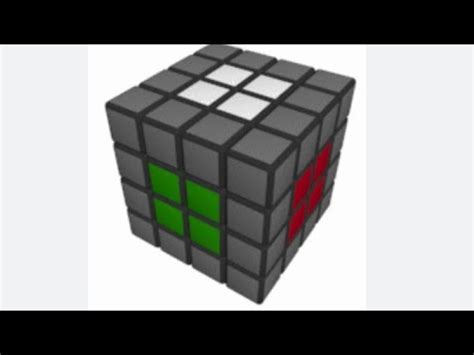 1 часть кубик Рубика 4 на 4 самый быстрый способ - YouTube
