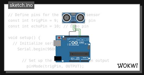 Distance Measurement Wokwi Esp32 Stm32 Arduino Simulator