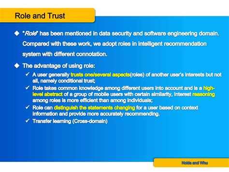 Role Based Contextual Recommendation Ppt