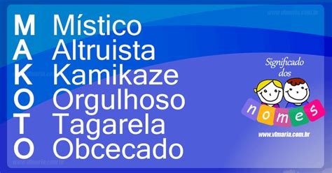 Significado Do Nome Makoto E Sua Numerologia