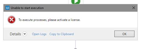 Unable To Execute Process In UiPath Studio Help UiPath Community Forum