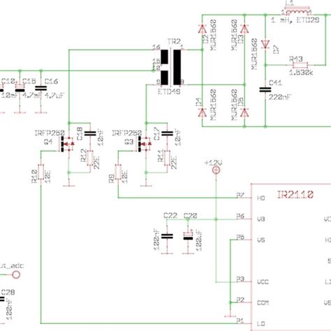 Electrical Schematic Of Push Pull Converter Download Scientific Diagram