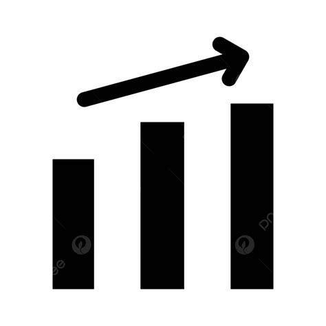 Growth Chart The Black Color Icon Increase Chart Gui Vector Increase Chart Gui Png And Vector