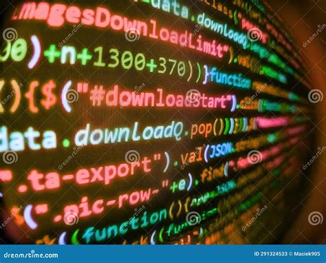 Programmer Developer Screen Web App Coding Software Development