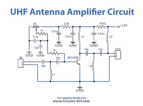 UHF Antenna Amplifier Booster Using SC