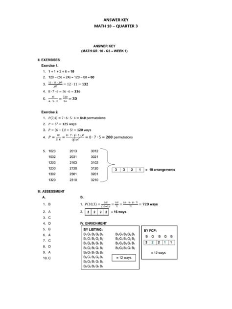 Math10 Slht Q3 Answer Key Pdf