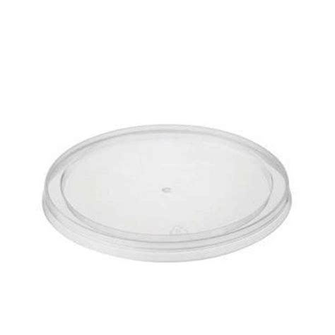 Round Container Lid Clear 120ml 100ctn Kitchen Kapers