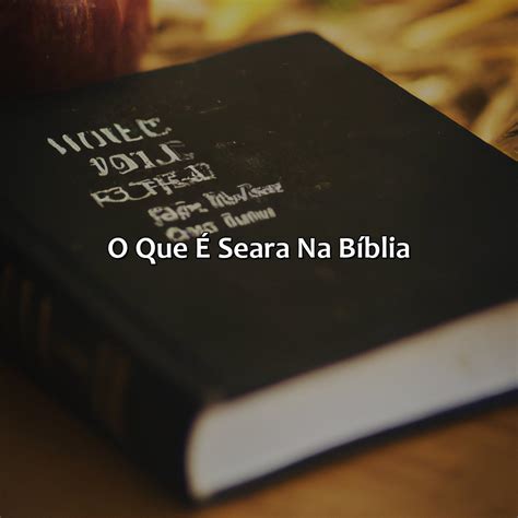 O Que Significa Seara Na Bíblia Librain O Que Significa Seara Na Bíblia Librain