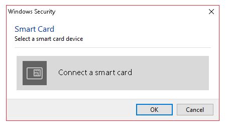 How To Avoid Connect A Smart Card In Windows 10 Windows Spiceworks Community