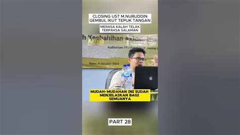 Ust M Nuruddin Vs Gembul Part 28 Youtube
