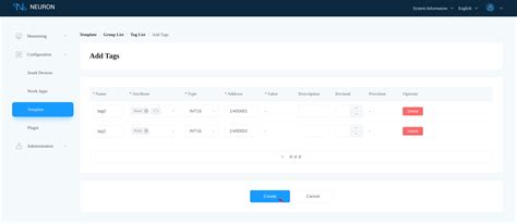 configure with templates neuron docs