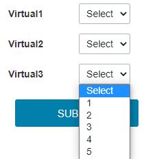 Ranking Drop Down Or Radio Buttons DataPages Caspio Community Forums