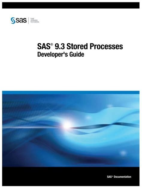 Sas 93 Stored Processes Developers Guide